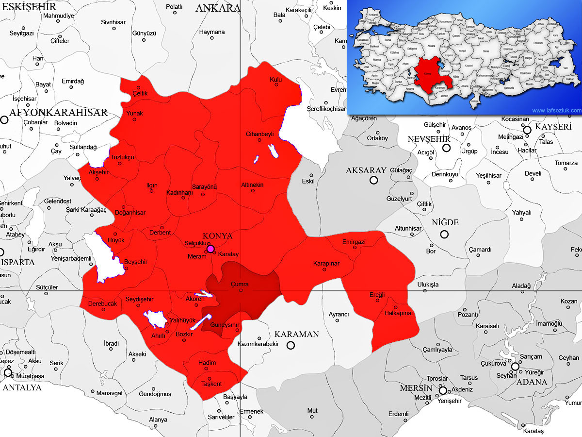 Çumra nerededir nereye bağlıdır? Çumra hangi ilin ilçesidir? - Laf Sözlük