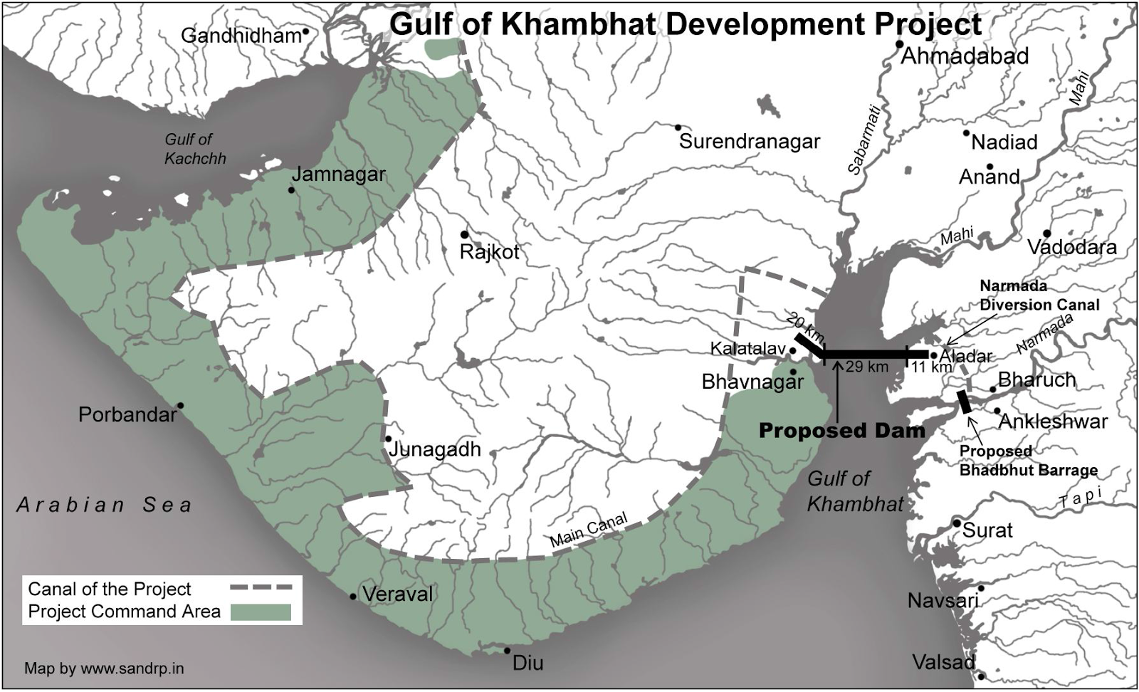 The BRICS Times: Kalpasar project - Gujarat India