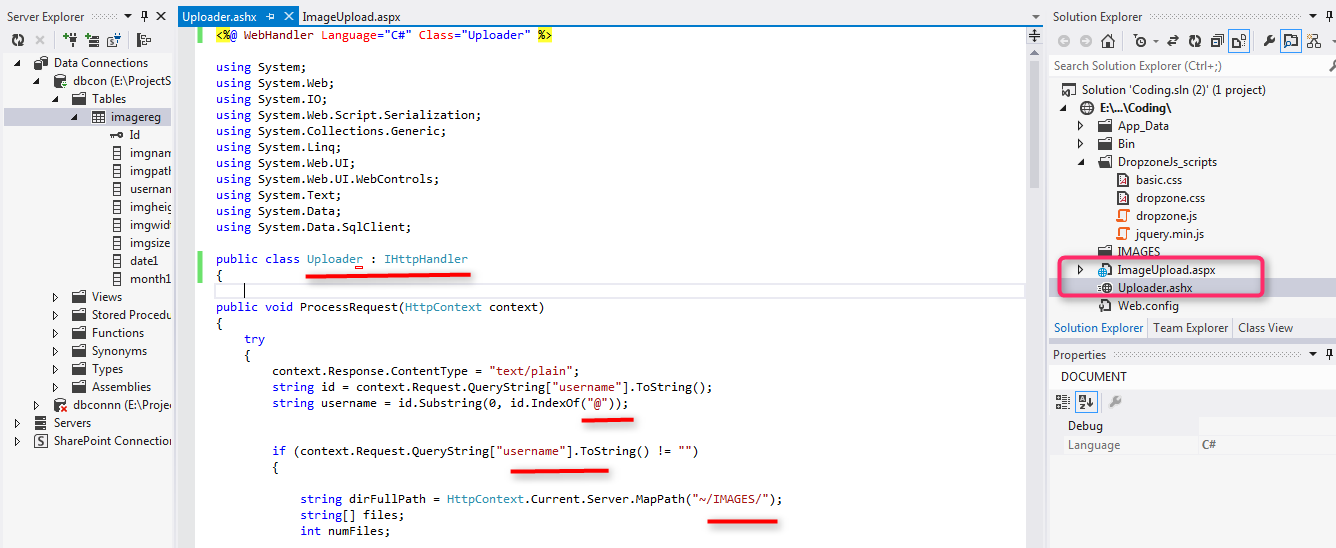 File Or Image Upload In Aspnet C Using Dropzone Jquery And Javascript ~ Screenshotsdrizzles