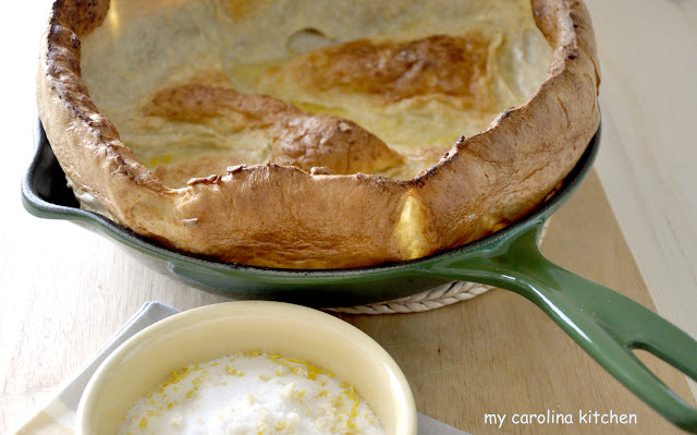 My Carolina Kitchen: Oh So Good Dutch Baby with Lemon Sugar – Lemony ...