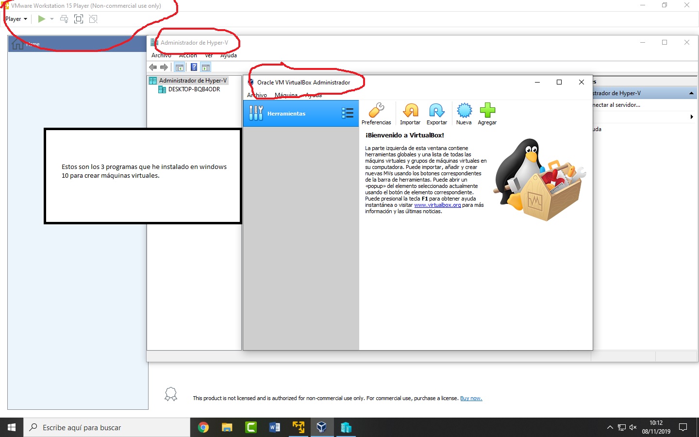 INFORMATICA 1ºB SMR GRUPO:15: 6º) Instala 3 programas para crear ...