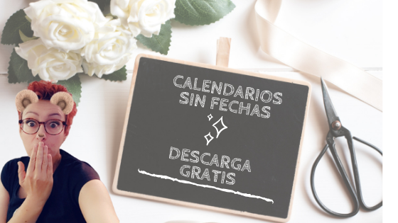 CALENDARIOS A4 MENSUALES SIN FECHA GRATIS