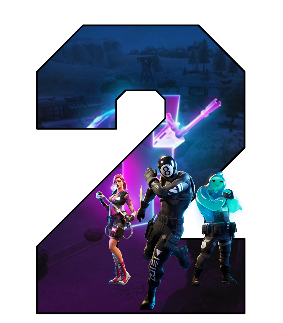 Kits imprimibles gratis : Fortnite Números