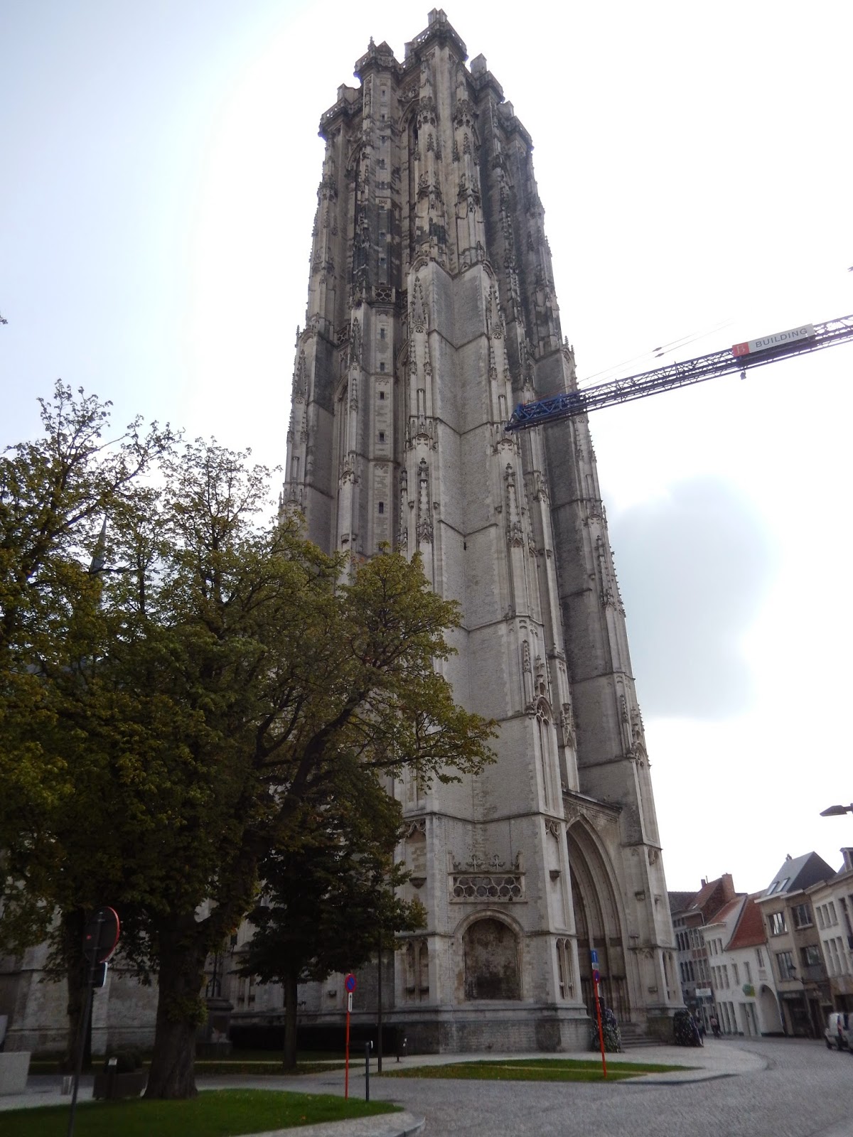 Mijn fietstocht foto's: Mechelen Sint-Romboutstoren