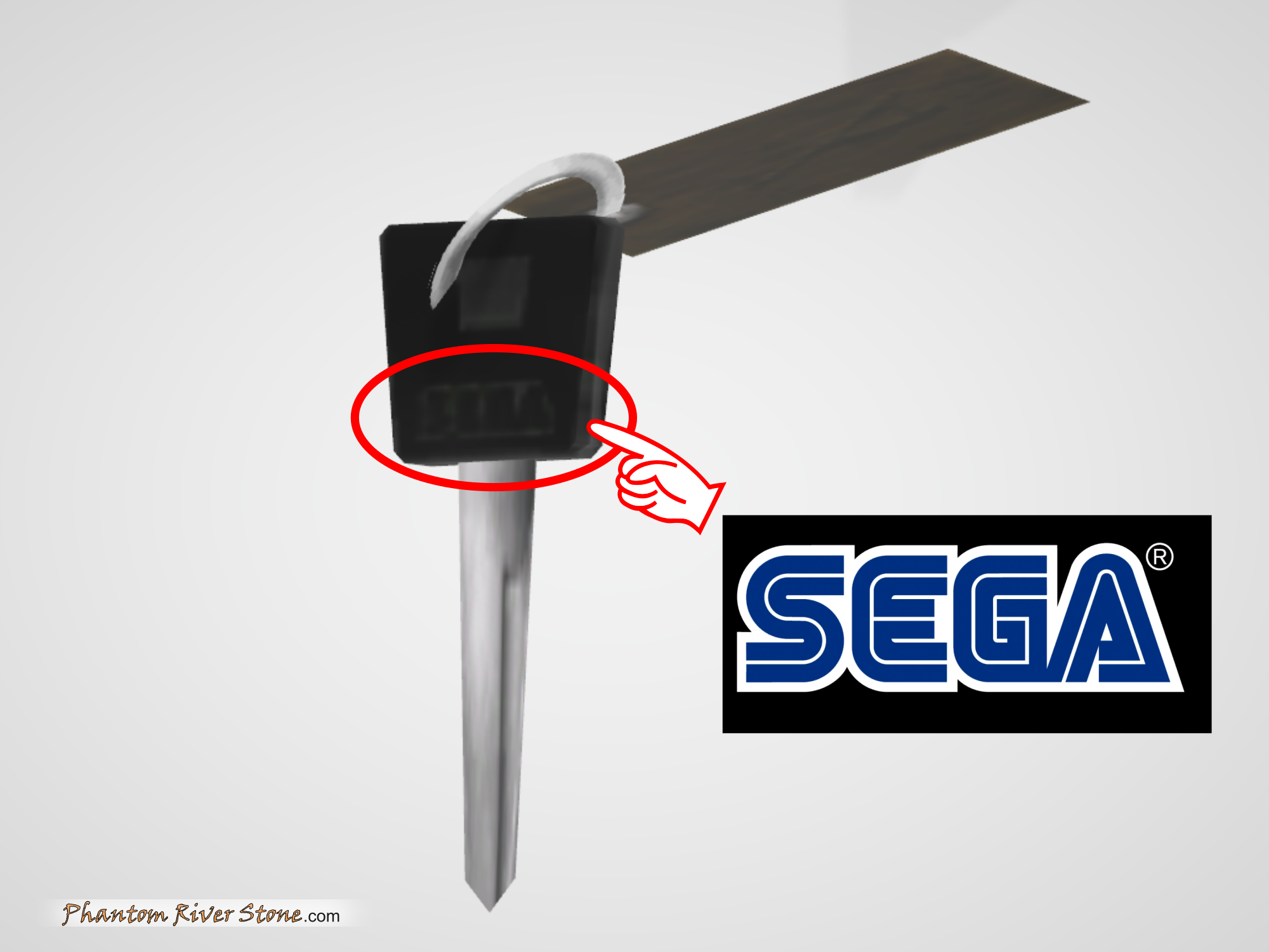Naoyuki's Stylish Motorbike Key Tag | SEGA Branding in Shenmue