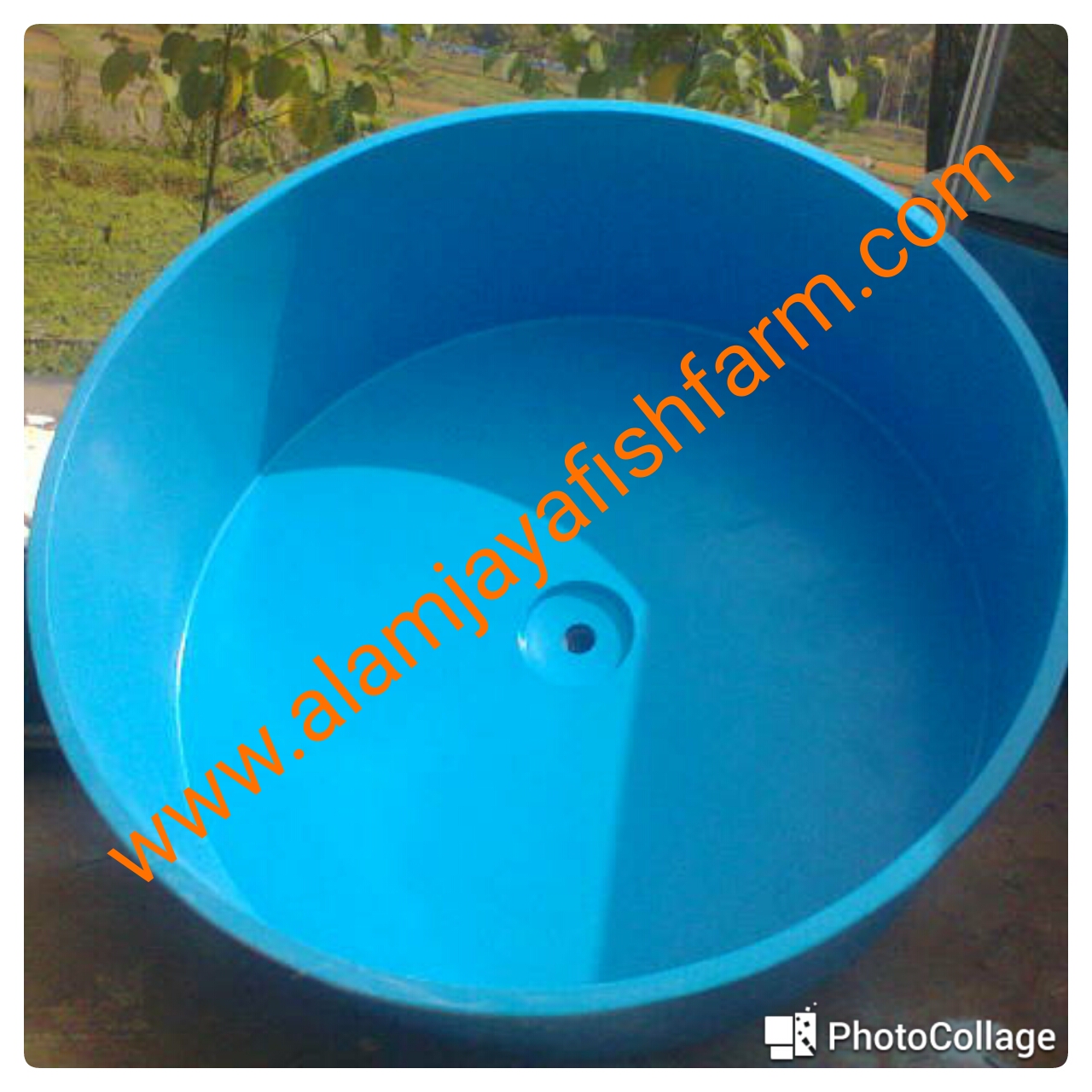 BAK FIBER KOLAM BULAT - phytoncatfishfarm