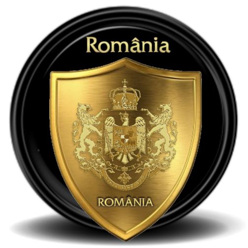 Român,Românesc,România: România Logo Icon 3D