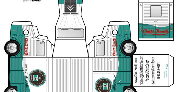 SP. Papel Modelismo: PaperCraft - Citroën H Van