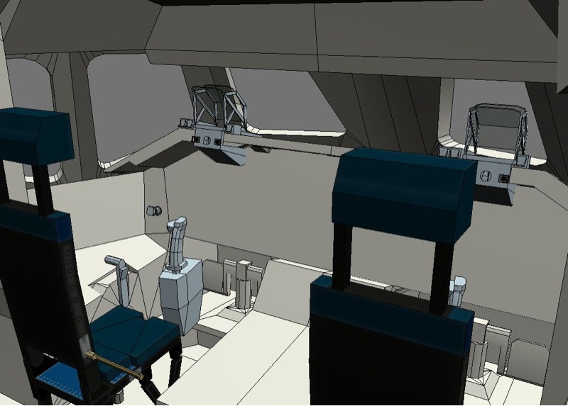 Desktopsimmer's 3D Models: The Flight Deck Lives!