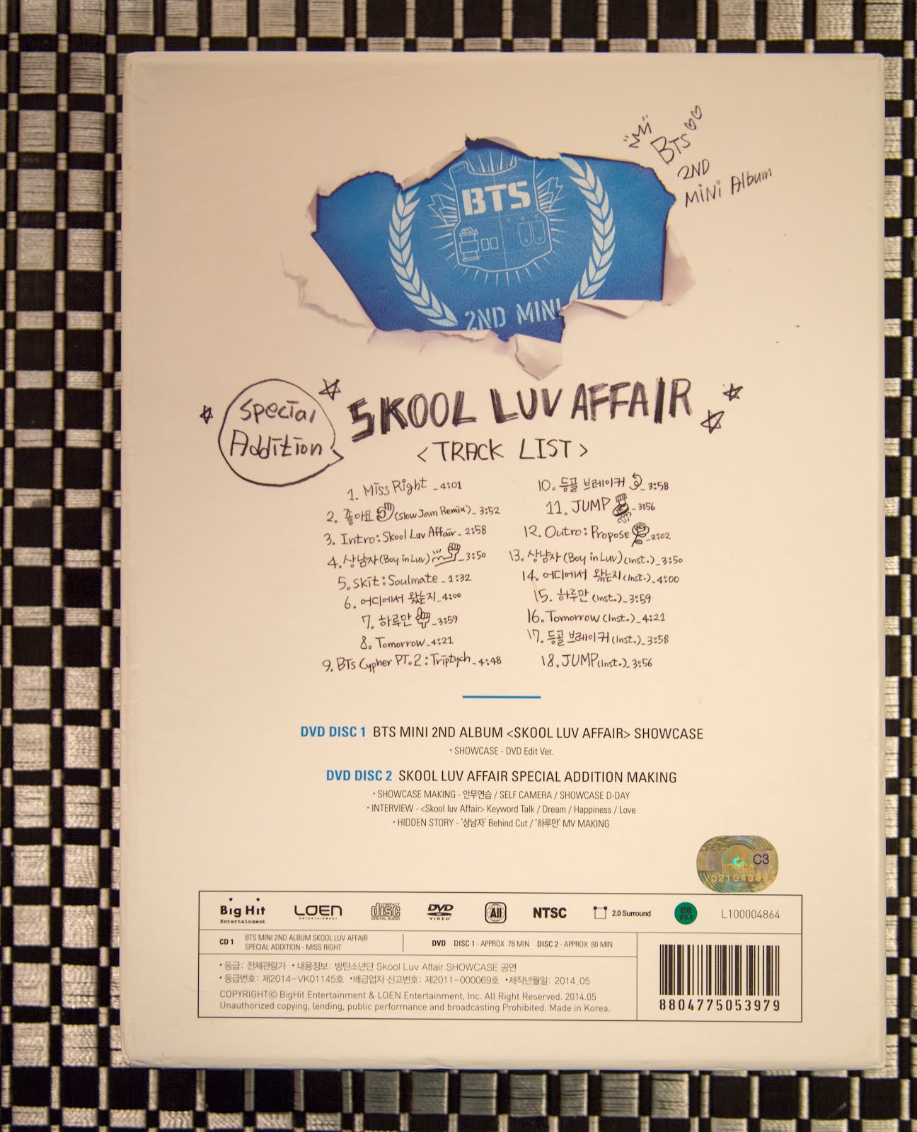 BTS 2nd Mini Album - Skool Luv Affair (Special Addition)