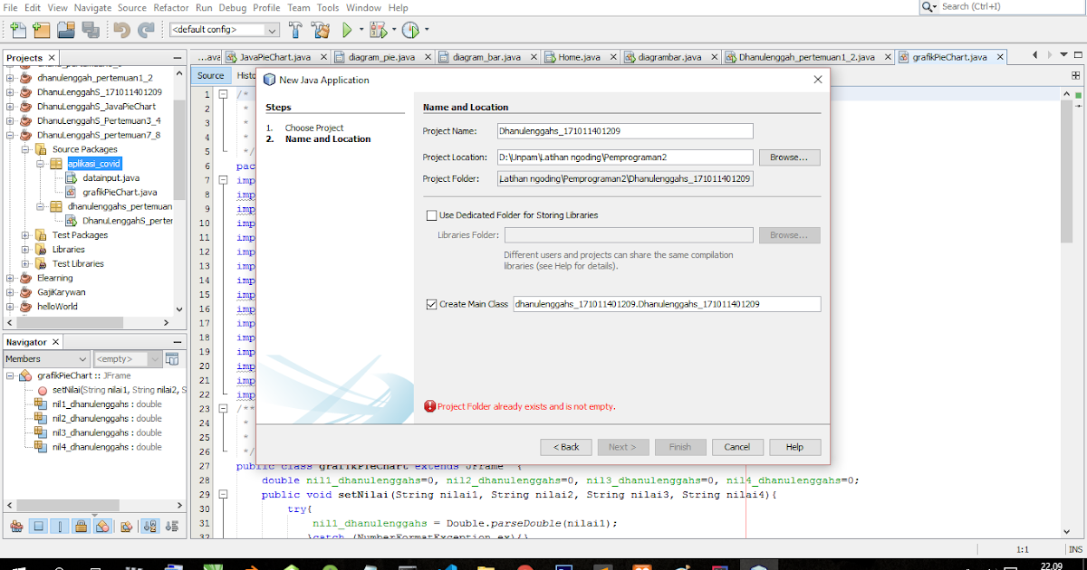 Tutorial membuat inputan persentase Covid-19 dengan java netbeans dalam ...