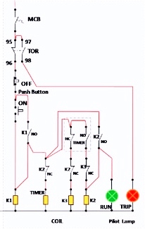 Contoh Rangkaian Listrik STAR-DELTA Otomatis - navigasiin