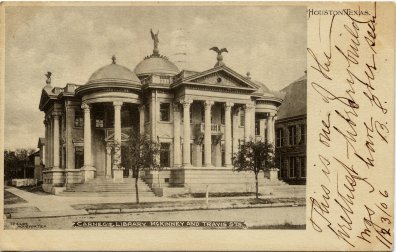 Library History Buff Blog: Houston's Carnegie Libraries