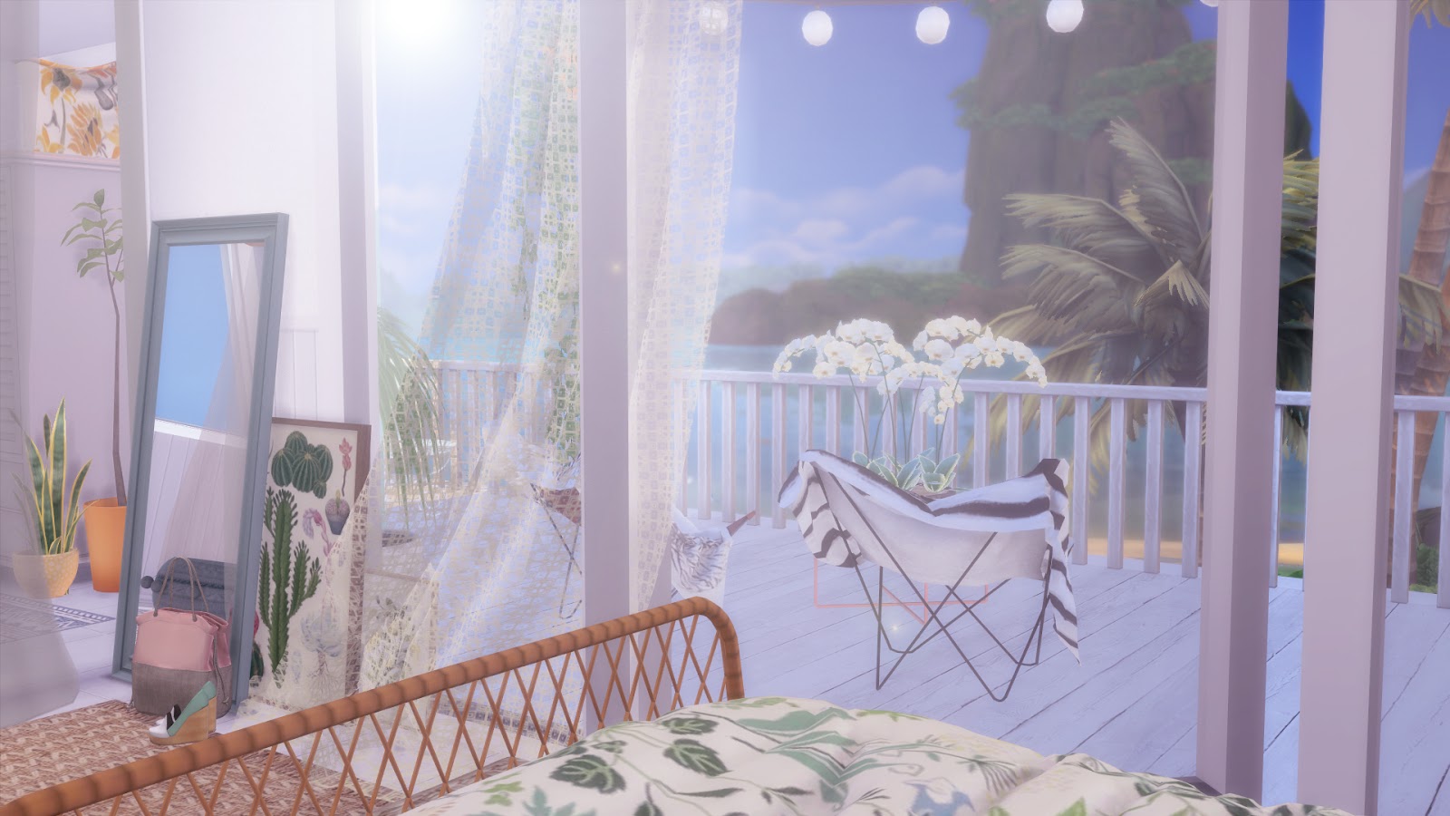 SIMS 4 | SURF STYLE DECOR | BEACH HOUSE | CASA DE PRAIA | DL + CC ...