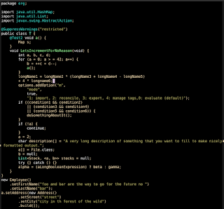 Semantic lexer based indent region function in Emacs