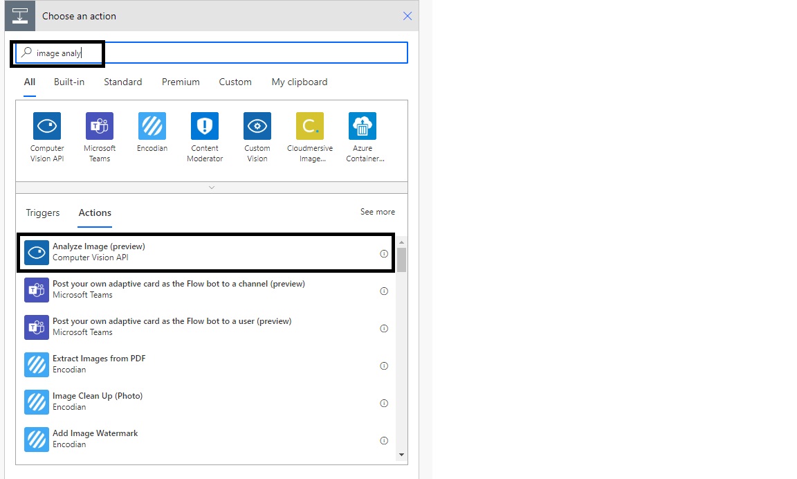 Image Metadata from Computer Vision API to Sharepoint with Power Automate