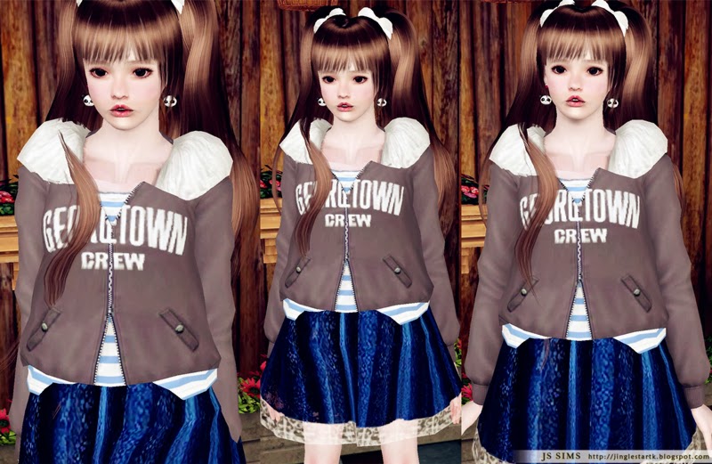 [JS SIMS 3] Warm Wool Collar Coat－JS SIMS｜痞客邦