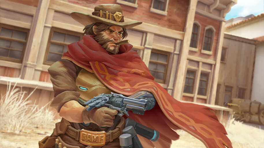 McCree, Overwatch, 4K, #349 Wallpaper iPhone Phone
