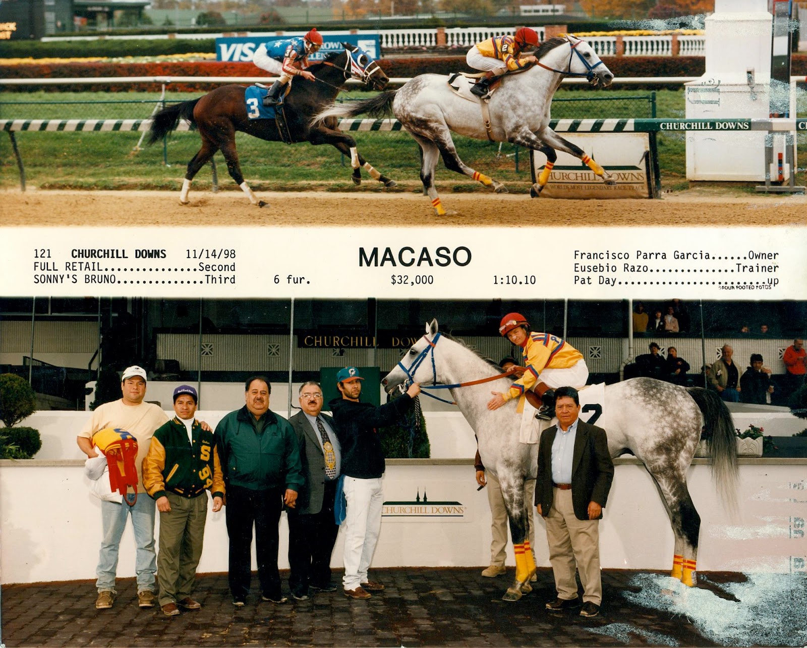 CARRERAS DE CABALLOS MUNDIAL: MACASO (KY) Gro.h.1991 (Ziggy´s Boy ...