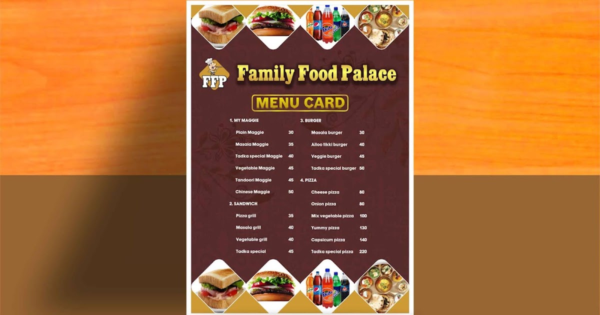 Print or Buy Online Single Sided Menu Cards with Lamination 250gsm A4 ...