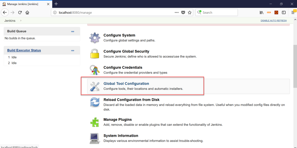 Programming for beginners: Jenkins: Global Tool Configuration