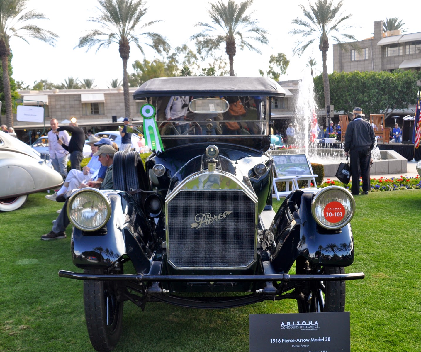 Just A Car Guy: Great big 1916 Pierce Arrow touring cars at the Arizona ...