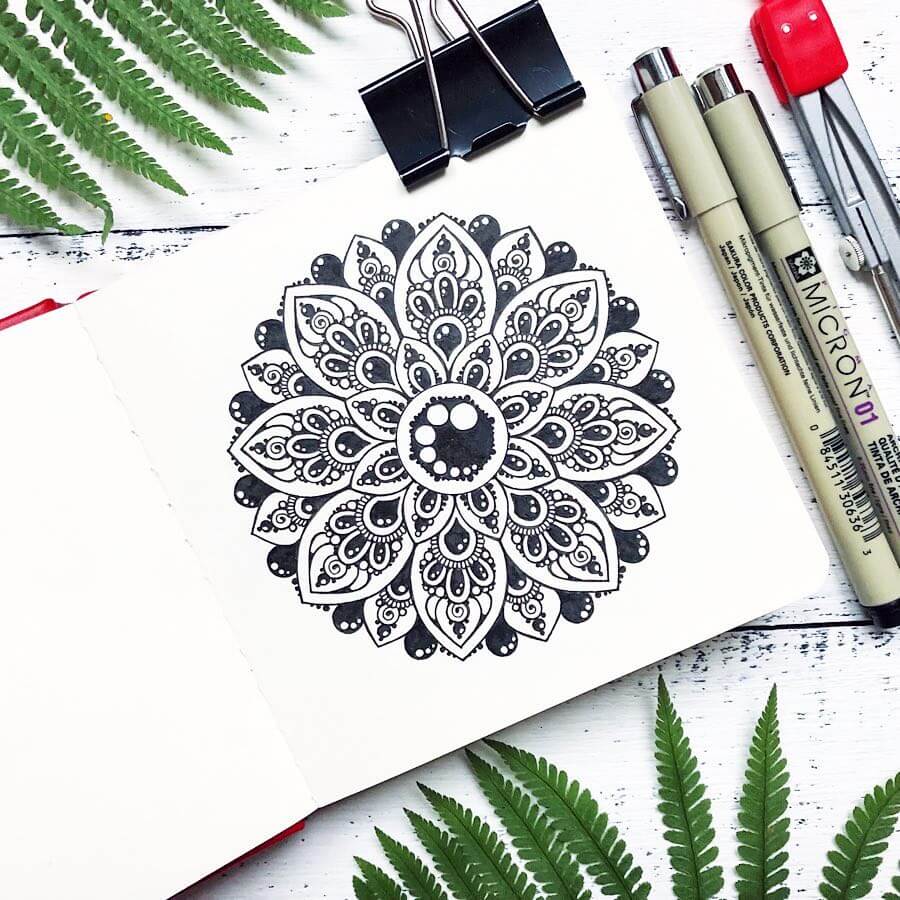 Design Stack: A Blog about Art, Design and Architecture: Ink Mandala ...