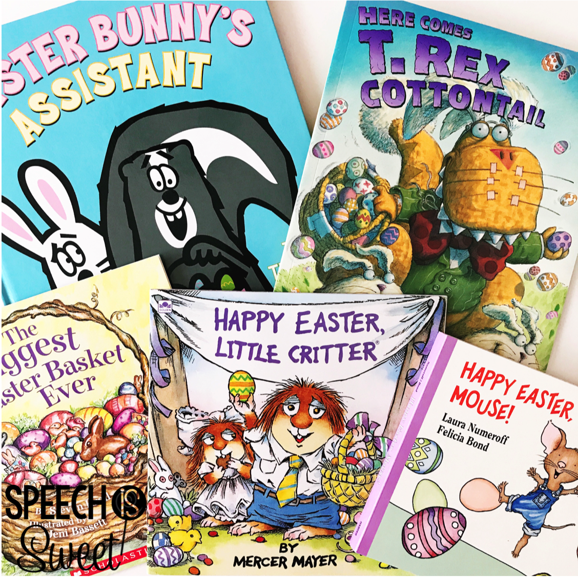 Easter Books for Speech Therapy - Speech is Sweet