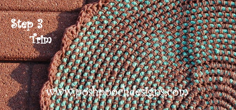 Posh Pooch Designs : Round Cord Rug Crochet Pattern