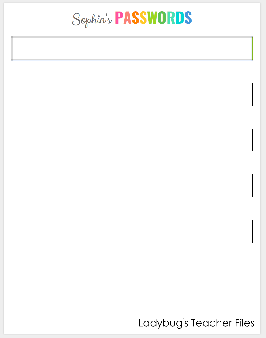 How to Design Beautiful Google Docs - Ladybug's Teacher Files
