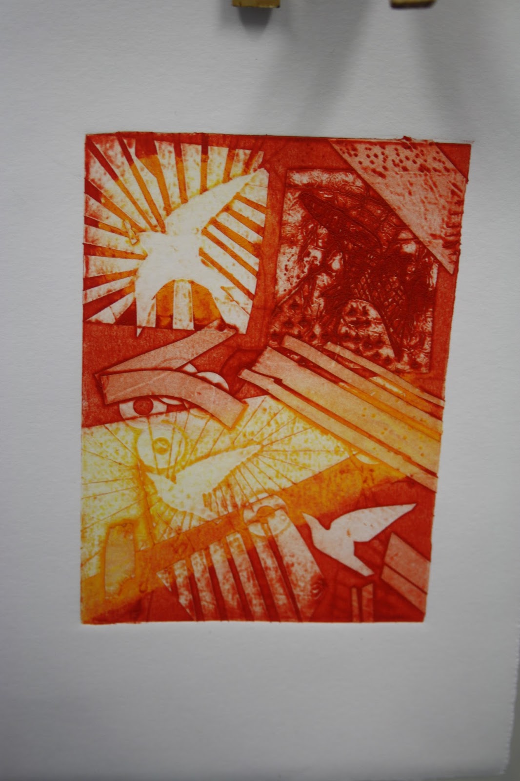 Sue Brown Printmaker: QUICK COLLAGRAPH