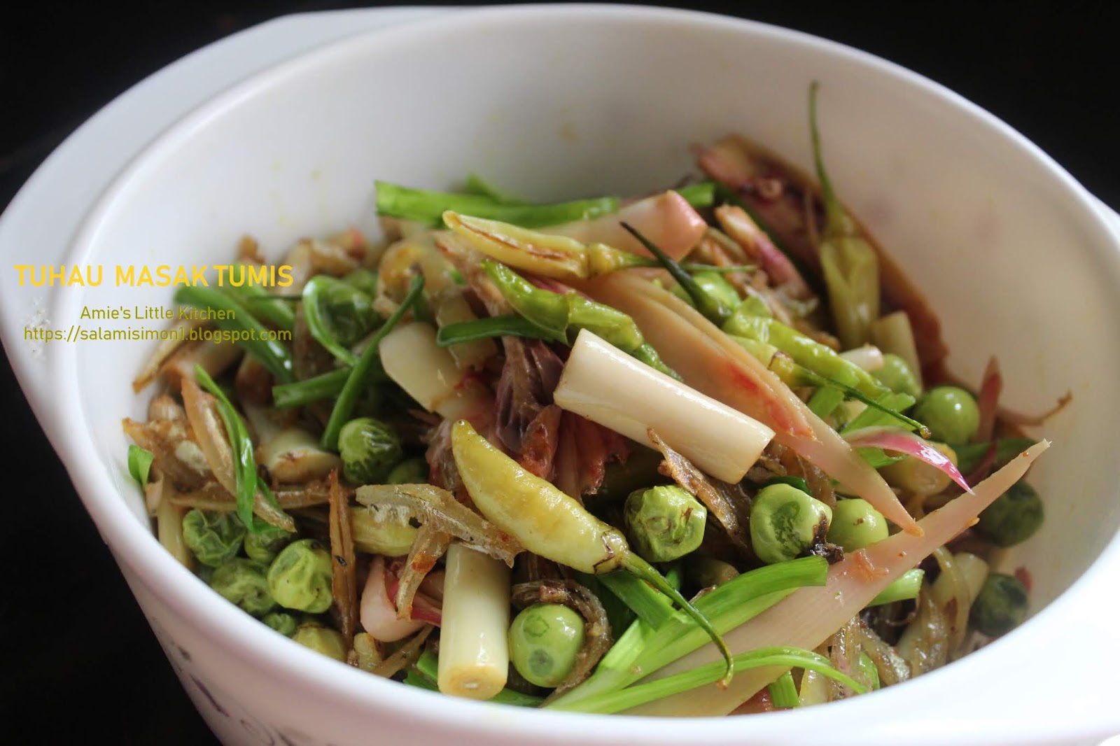 Tuhau Masak Tumis - Amie's Little Kitchen