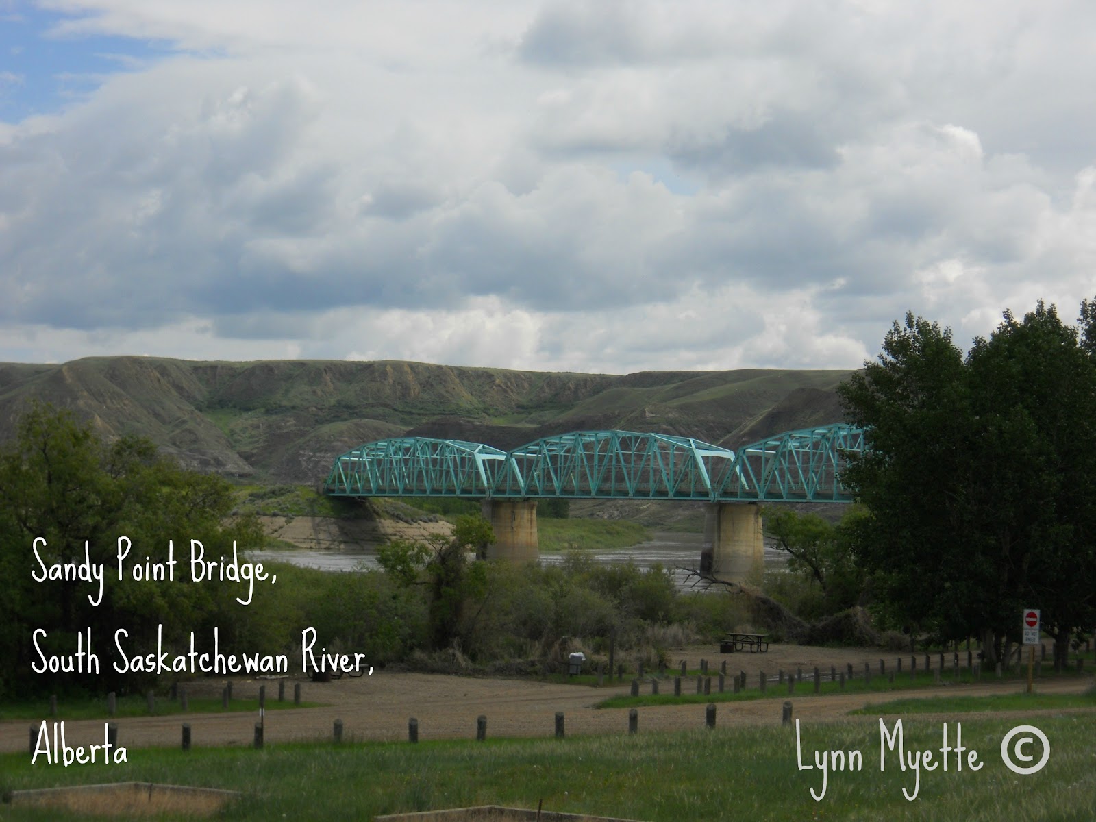 Life, Art and Travel of Lynn Myette: Sandy Point Bridge, Alberta ...