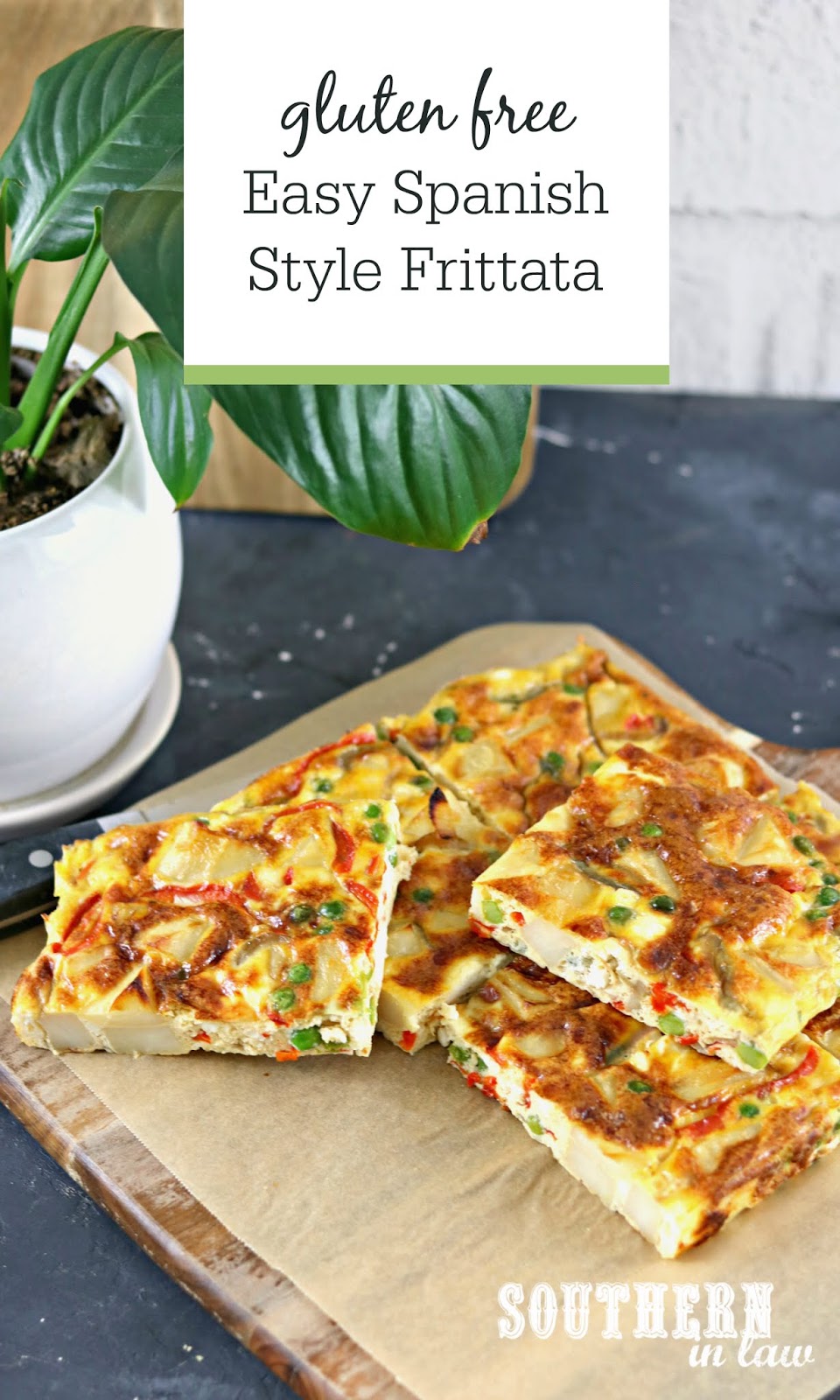 Southern In Law: Recipe: Spanish Style Frittata with Potato, Capsicum ...