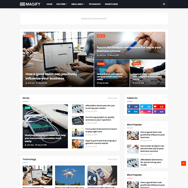 15+ Best Free Premium Blogger Templates (2022) - Blogwaping