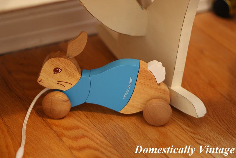 Domestically Vintage: Beatrix Potter Nursery Reveal ~ Part 1