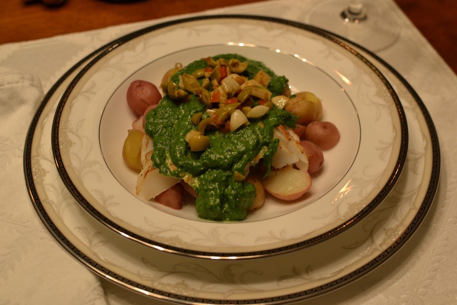 the eibls: Mustard-glazed cod with fingerlings