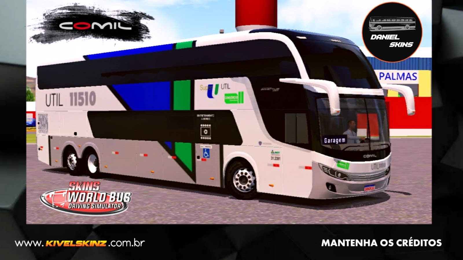 COMIL CAMPIONE INVICTUS DD - VIAÇÃO UTIL RETRÔ