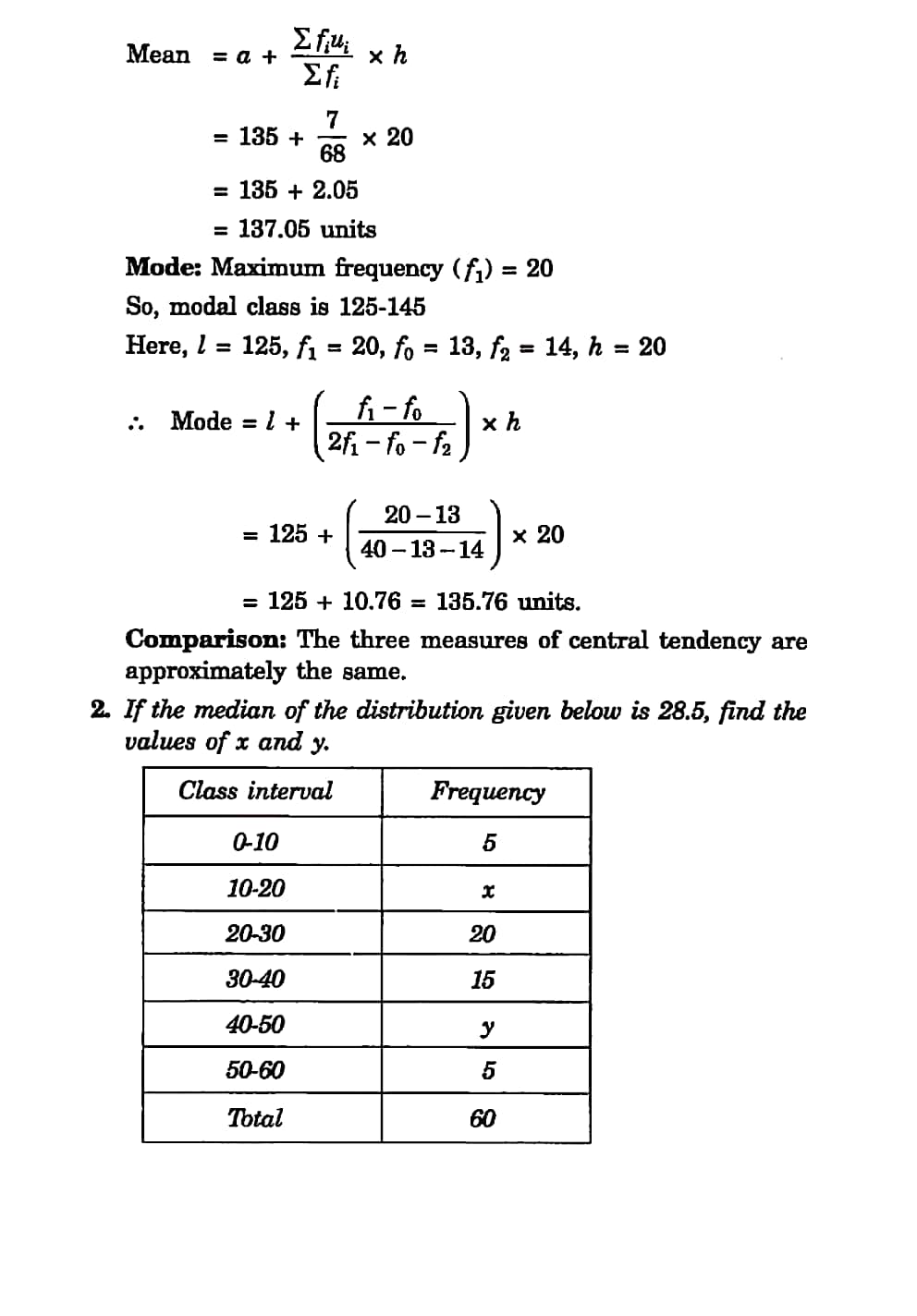 Statistics class 10 math - Studypur