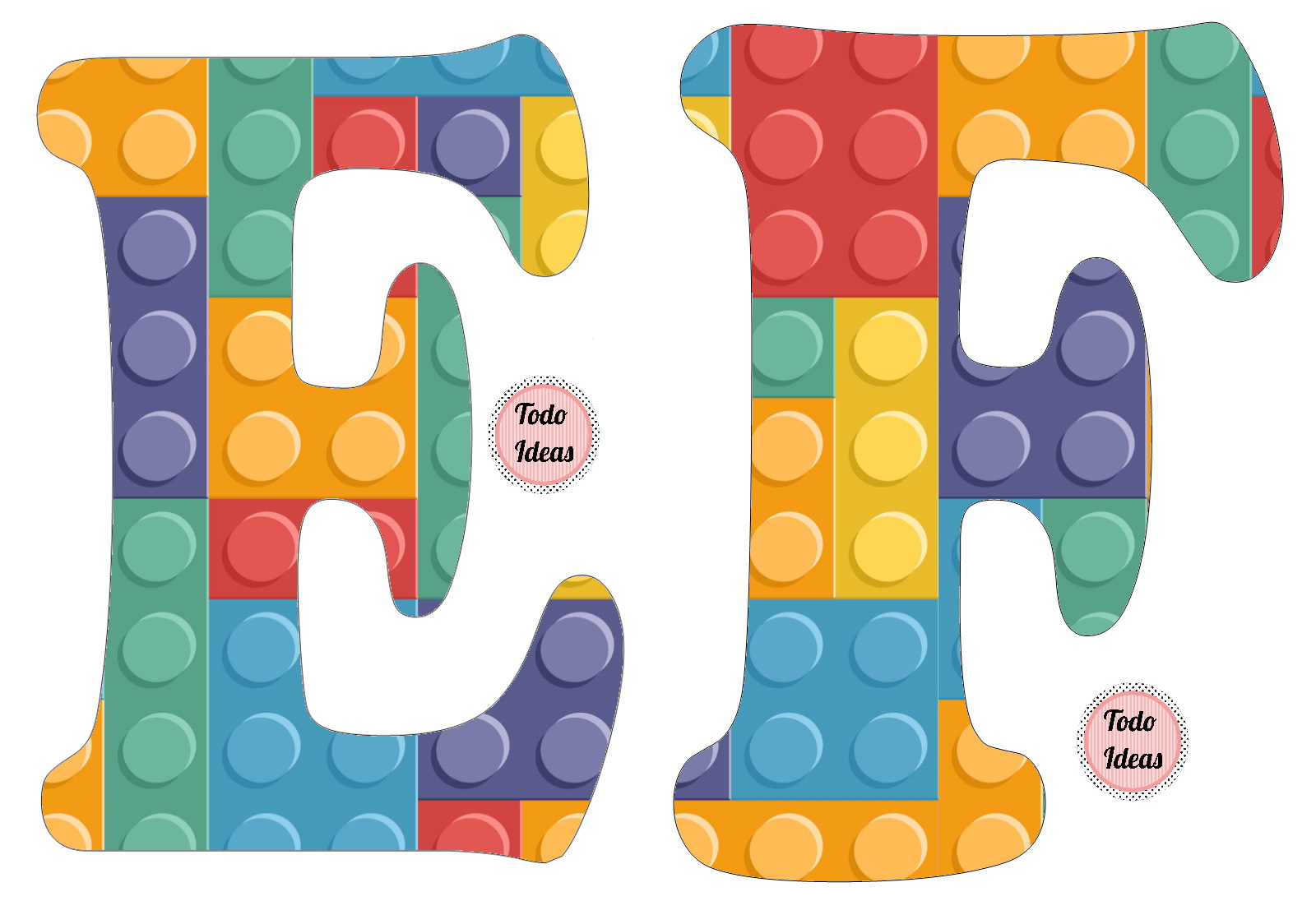 BLOG TODO IDEAS Y MAMI ES DIVERTIDA: ABECEDARIO LEGO