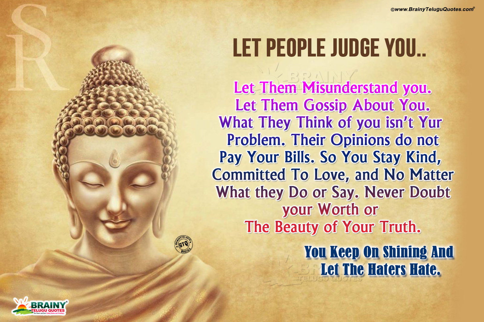 Gautama Buddha Hd Wallpapers With Motivational Words in English-Best ...