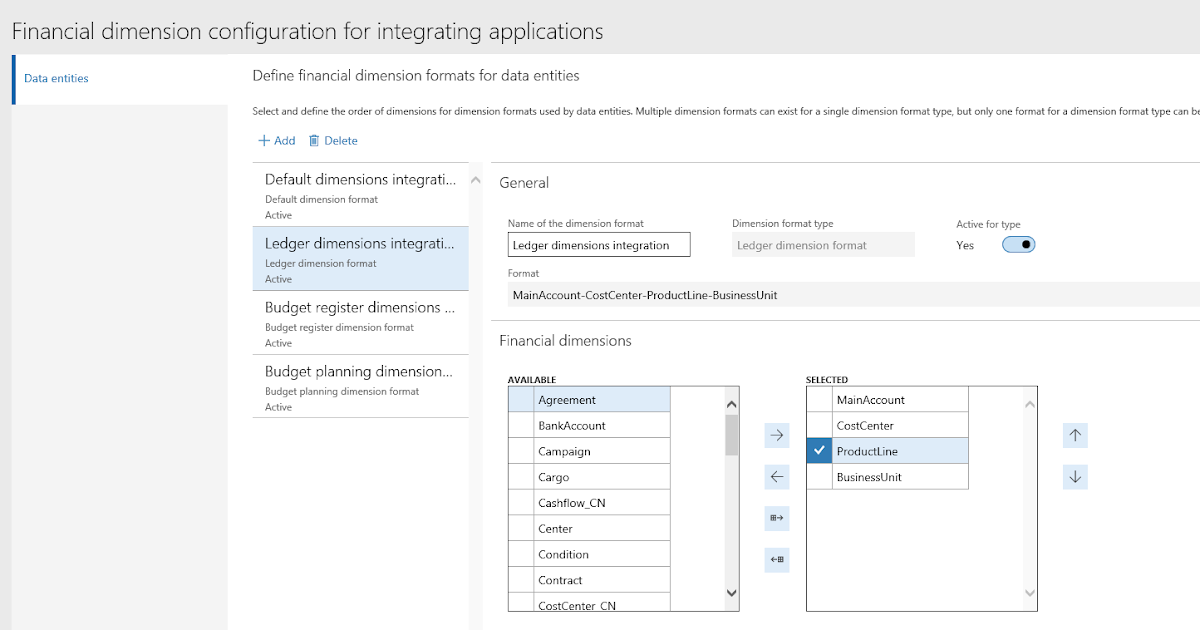 AX for ERP: D365 error "The number of dimension values specified is ...