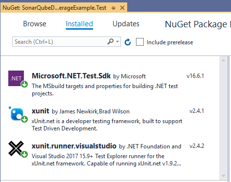 SonarQube Code Coverage, Azure DevOps and .NET Core