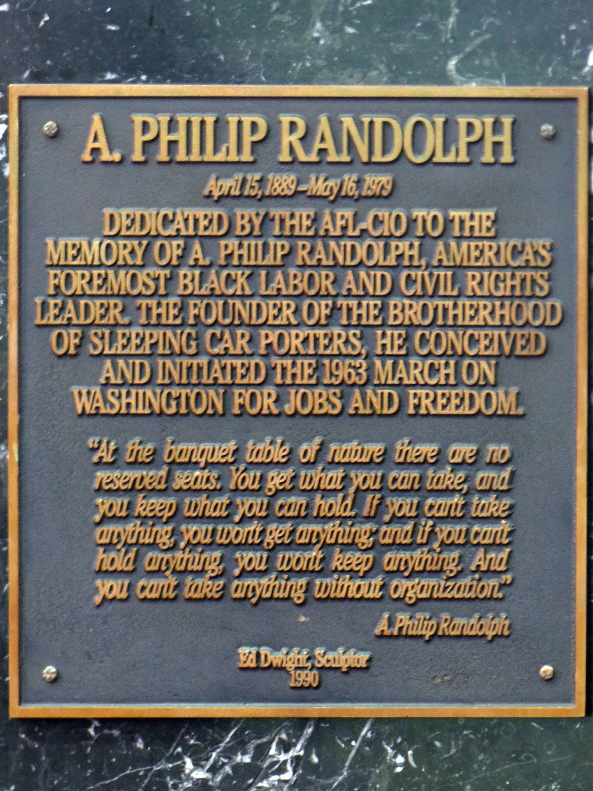The Portrait Gallery: A. Philip Randolph