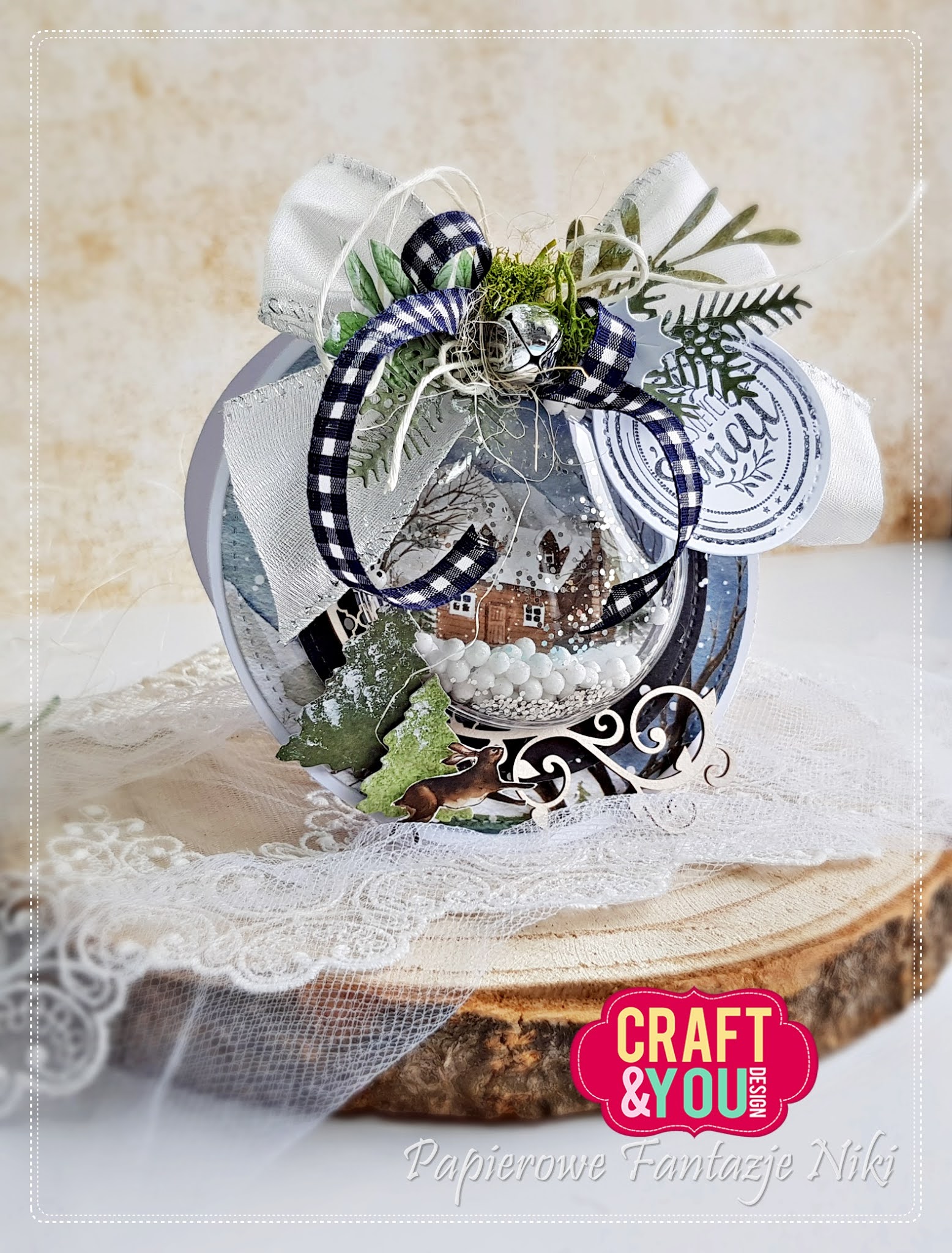 Craft and You Design: Świąteczna BOMBKA