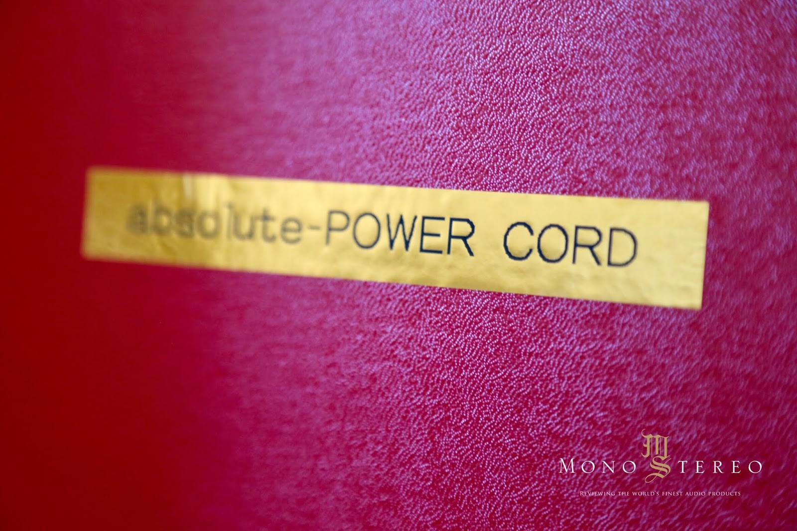 Acoustic Revive Absolute Power Cord review – M & S | Ultimate High-Fidelity