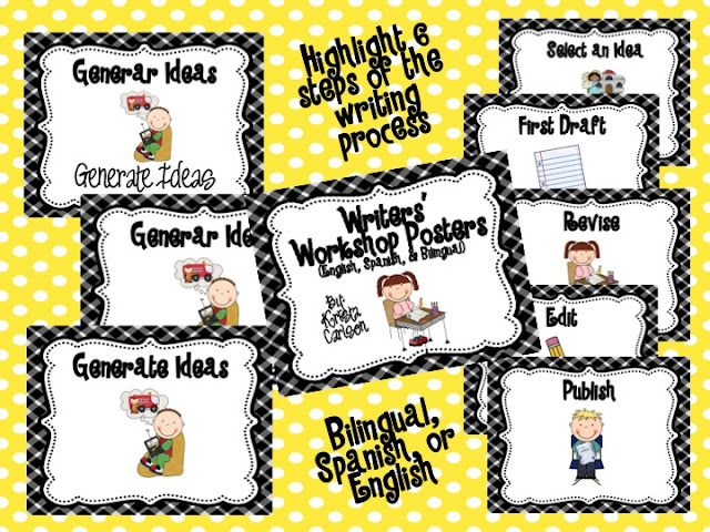The Second Grade Superkids: Writers' Workshop Posters/Anchors