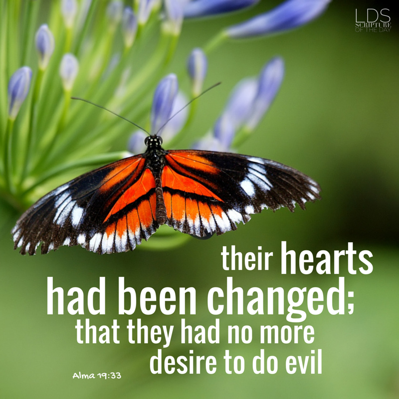 LDS Scripture of the Day: Alma 19:33