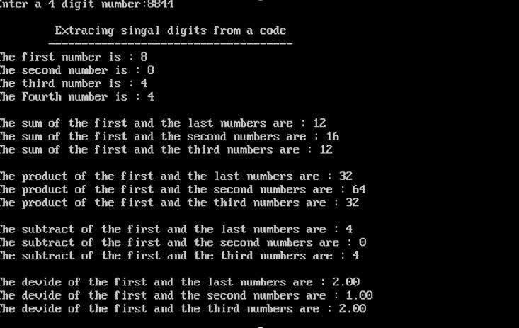 C and Java Developers: Extracting signal digit numbers from a set of ...
