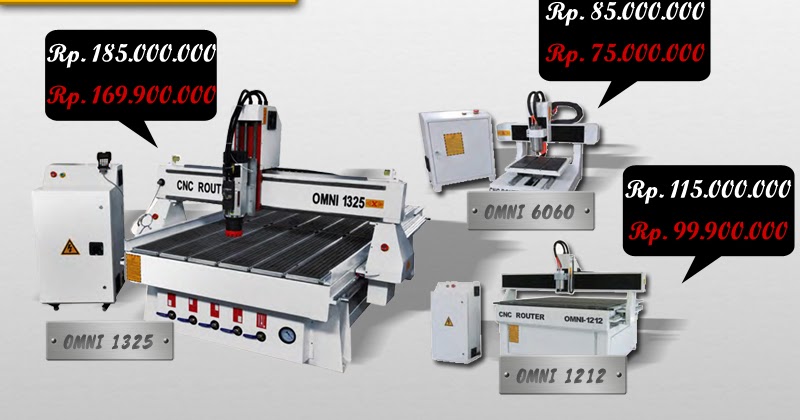 DEPRINTZ.com: JUAL MESIN CNC ROUTER OMNITECH HARGA MURAH